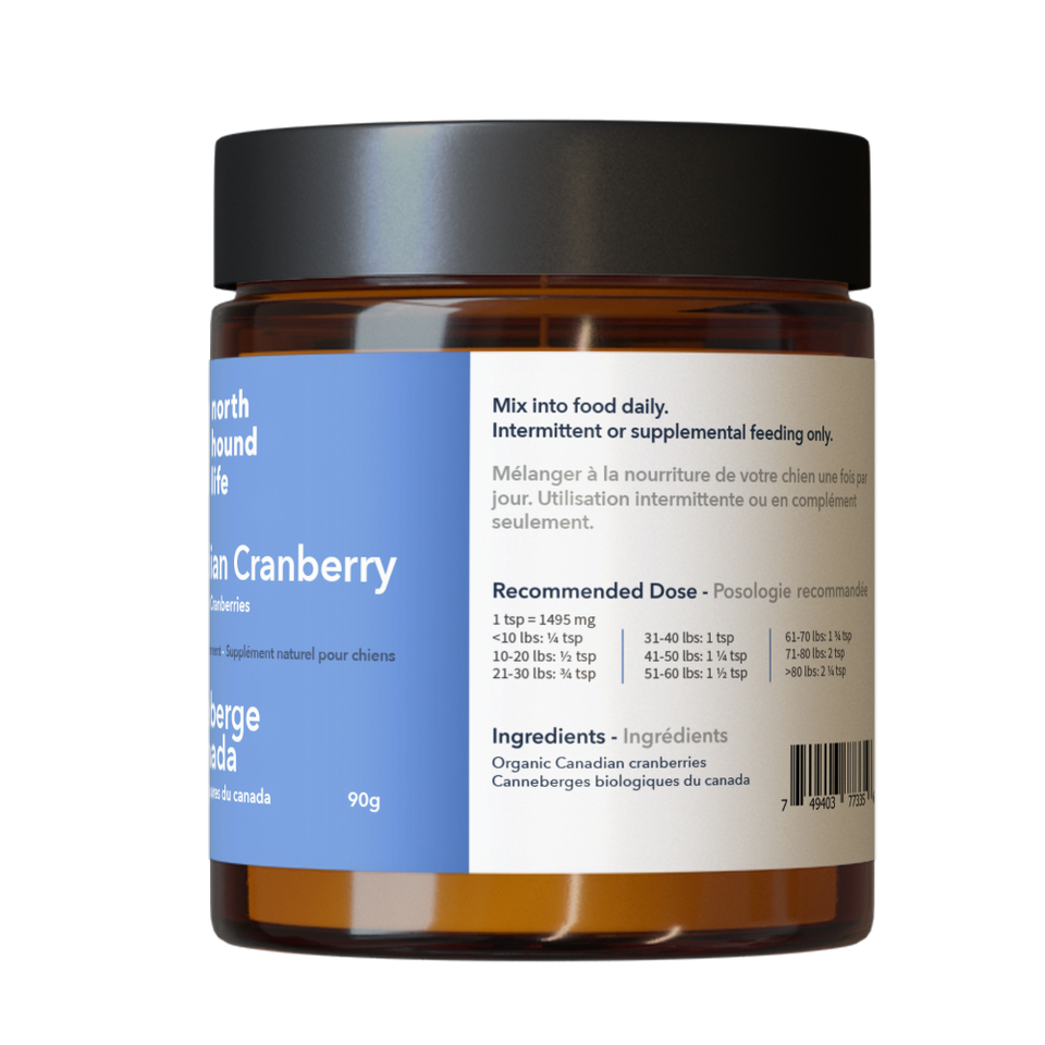 Canadian Cranberry | Natural Supplements for Dogs | north hound life ...